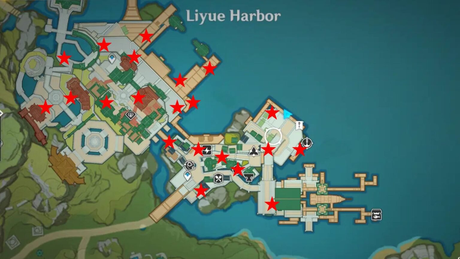 Genshin Impact - All Auspicious Treasure Tree Locations (Lantern Rite ...