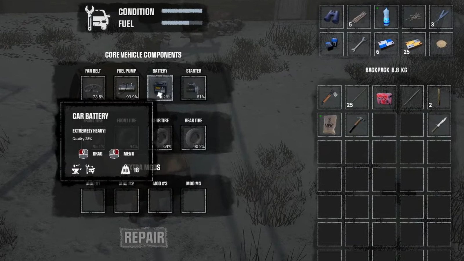HumanitZ - How to Get and Use Car Batteries - TheGamesWatch