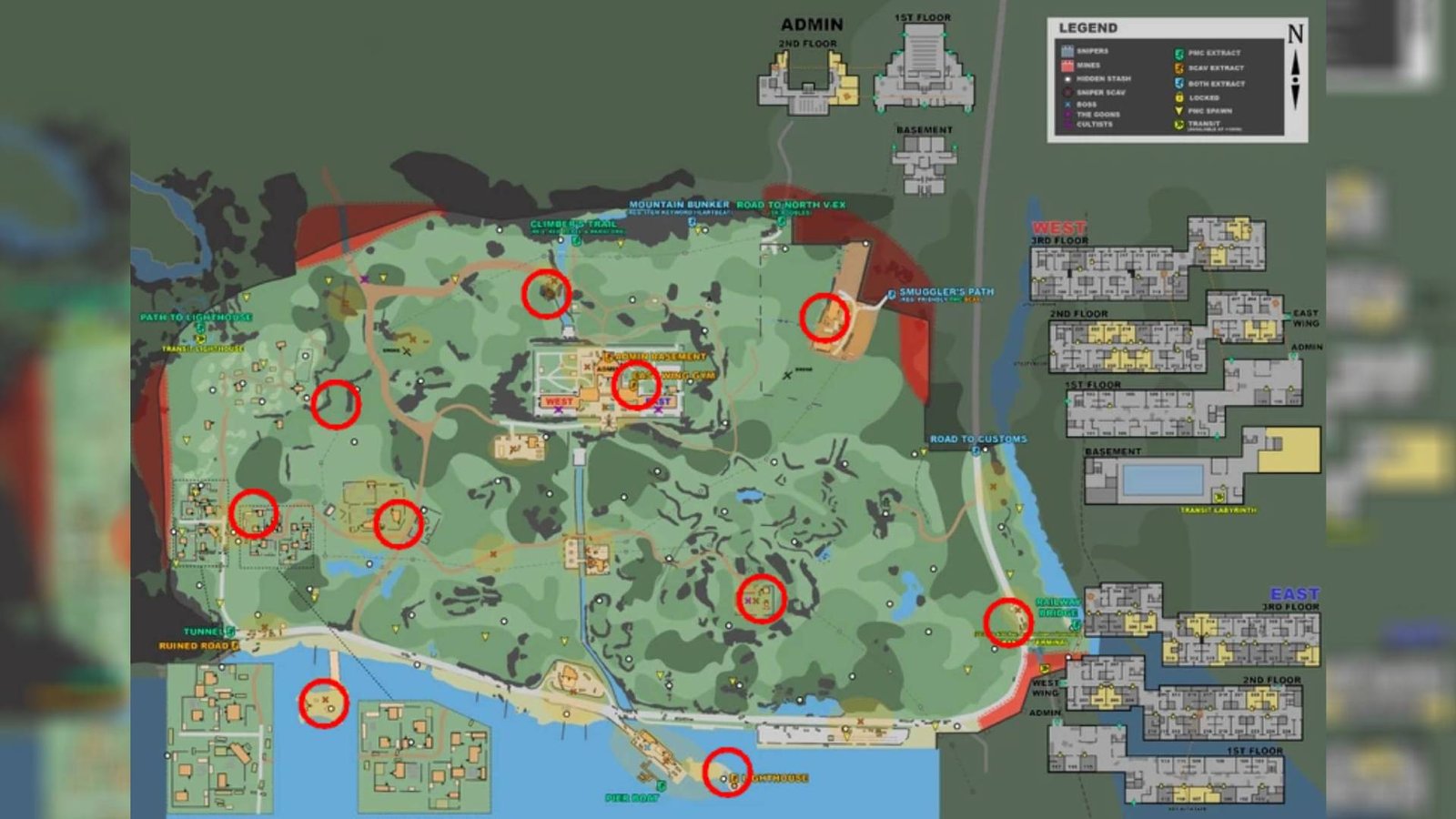 Escape From Tarkov - Duck Hunt Quest Locations - TheGamesWatch
